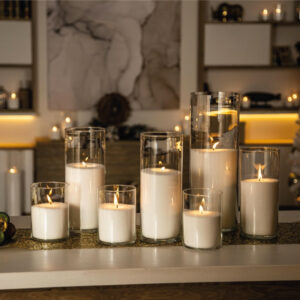 Wedding Candle Rentals, Party & Event Decor w/Big Sand Candles