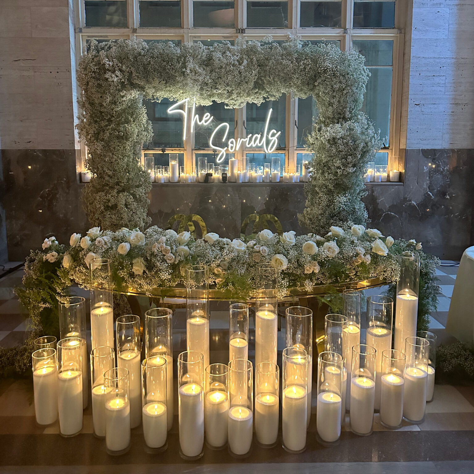 Wedding Candle Rentals, Party & Event Decor w/Big Sand Candles